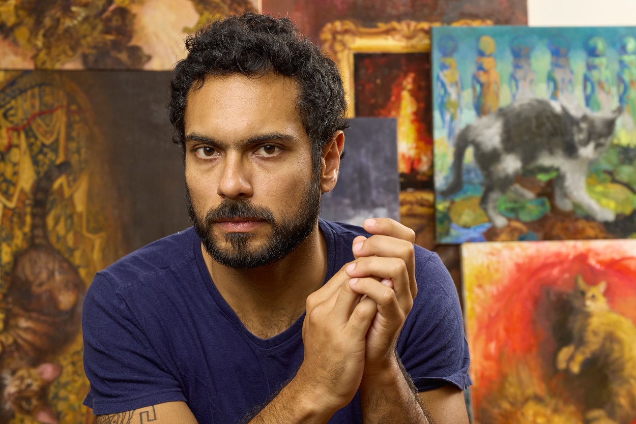 La imagen del felino en las pinturas de Pablo Quevedo - Caretas Cultura